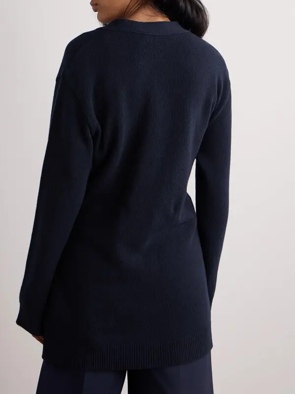 Valentino Garavani Chain-embellished Wool Cardigan