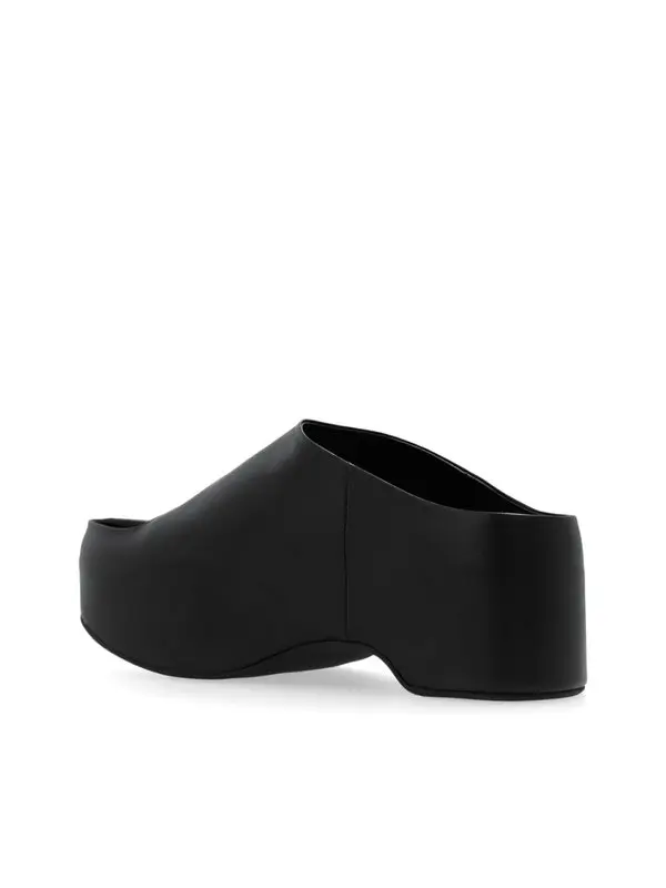Marni 75mm Wedge Leather Sandals
