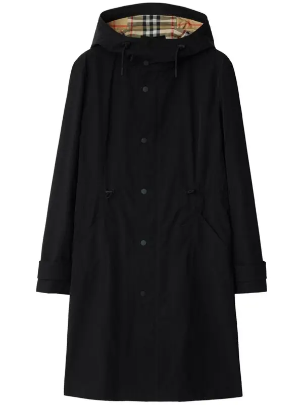 Burberry Recycled Nylon Parka With Drawstring Hood