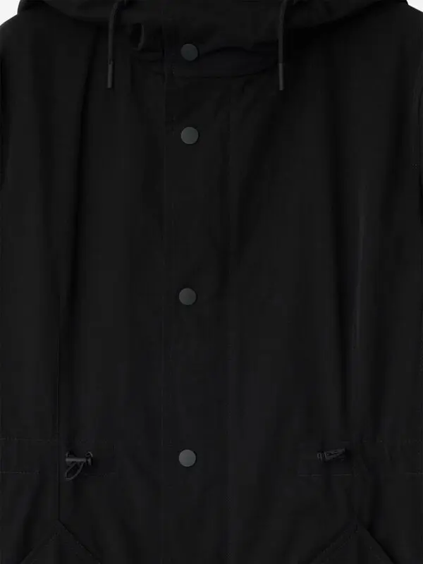 Burberry Recycled Nylon Parka With Drawstring Hood