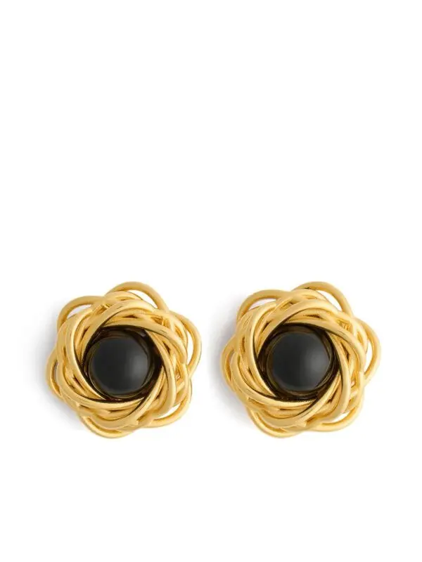PATOU Nest Earrings - Gold