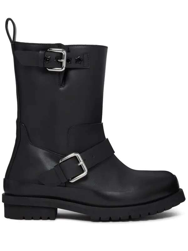 Stella McCartney Trace Buckle-detail Boots - Black
