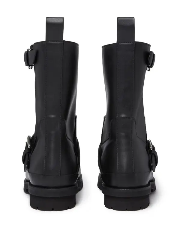 Stella McCartney Trace Buckle-detail Boots - Black