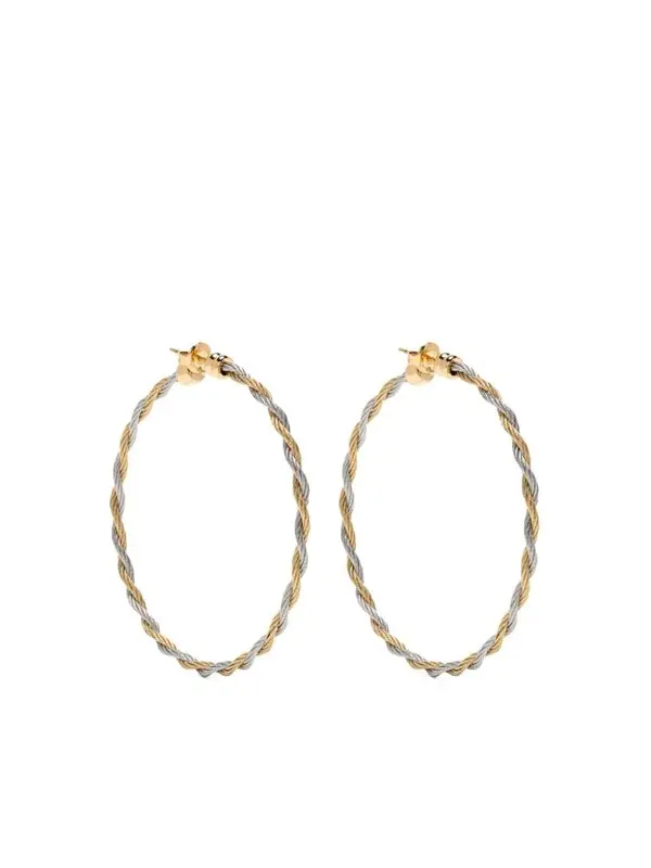 CHARRIOL Love Twist Hoop Earrings - Gold