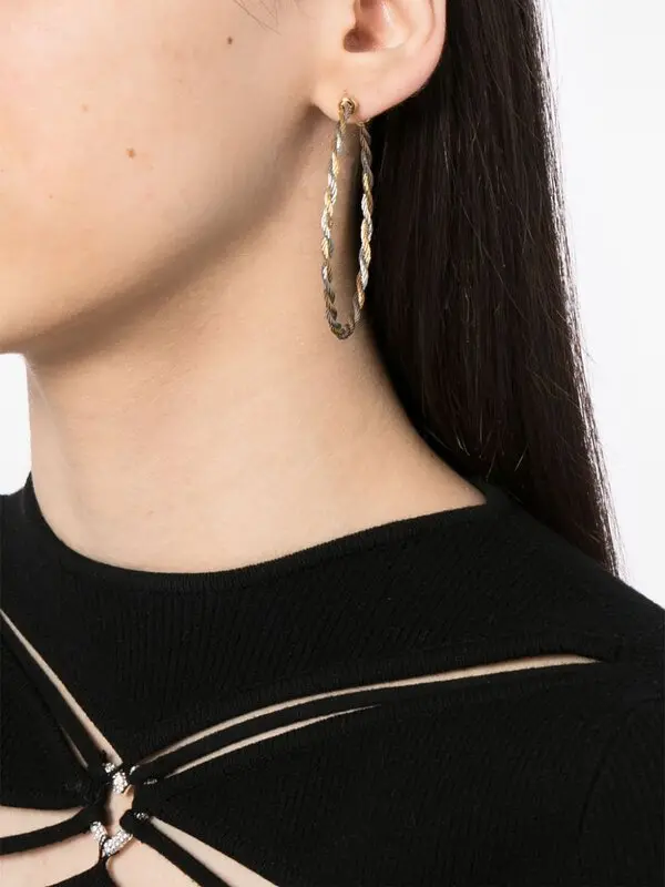 CHARRIOL Love Twist Hoop Earrings