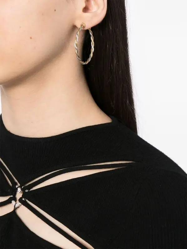 CHARRIOL Love Twist Hoop Earrings