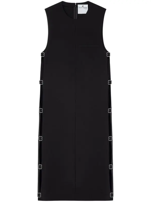COURREGES Multi-strap Midi Dress