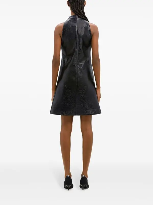 COURREGES Sleeveless Vinyl A-line Dress