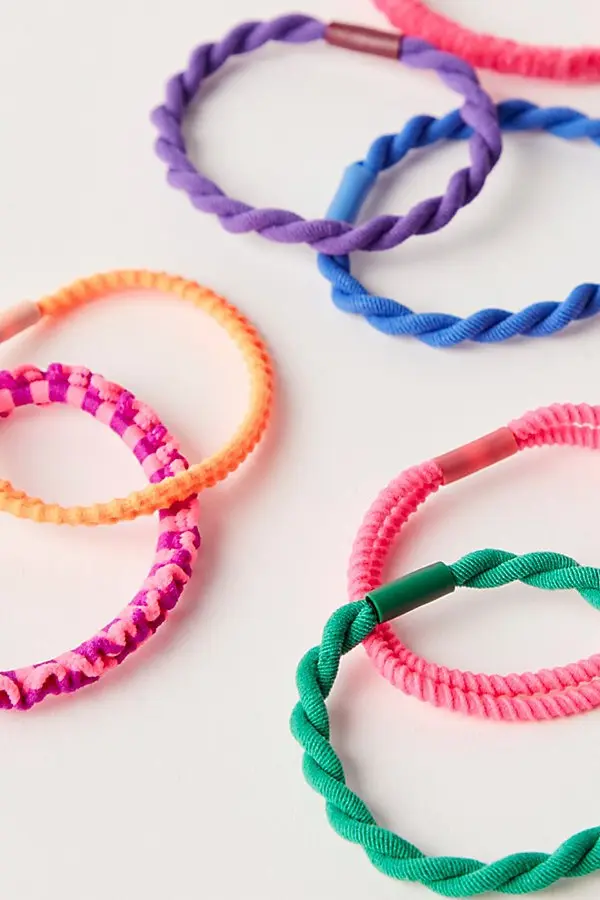 NATURAL LIFE Set Of Textured Hair Ties