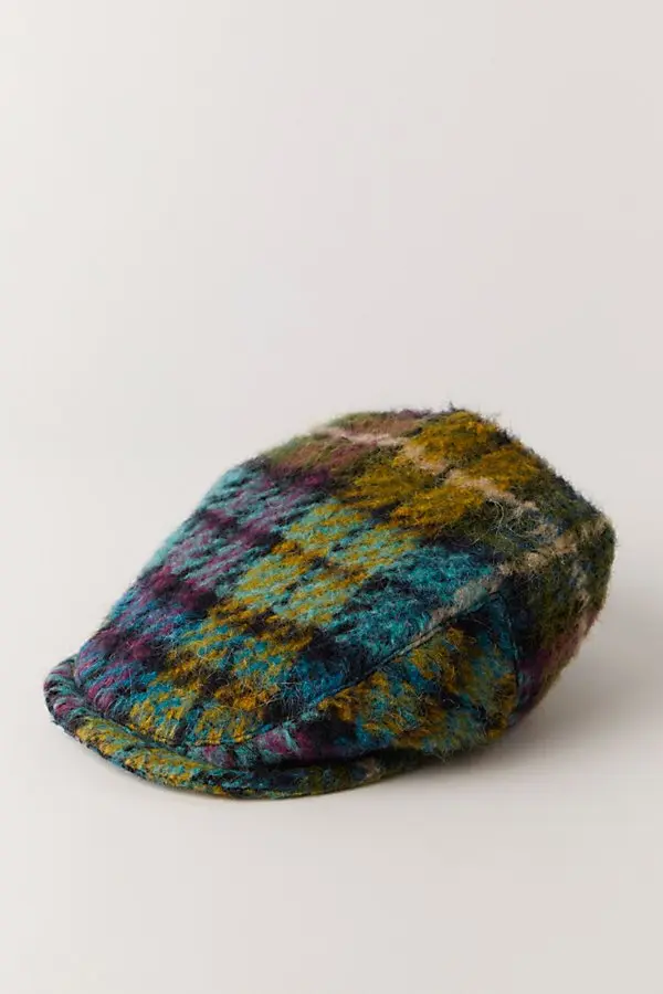Anna Sui Paperboy Cap - Teal | Editorialist display picture 3