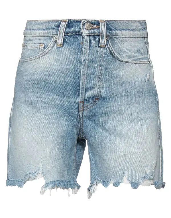 VICOLO High Waisted Denim Shorts