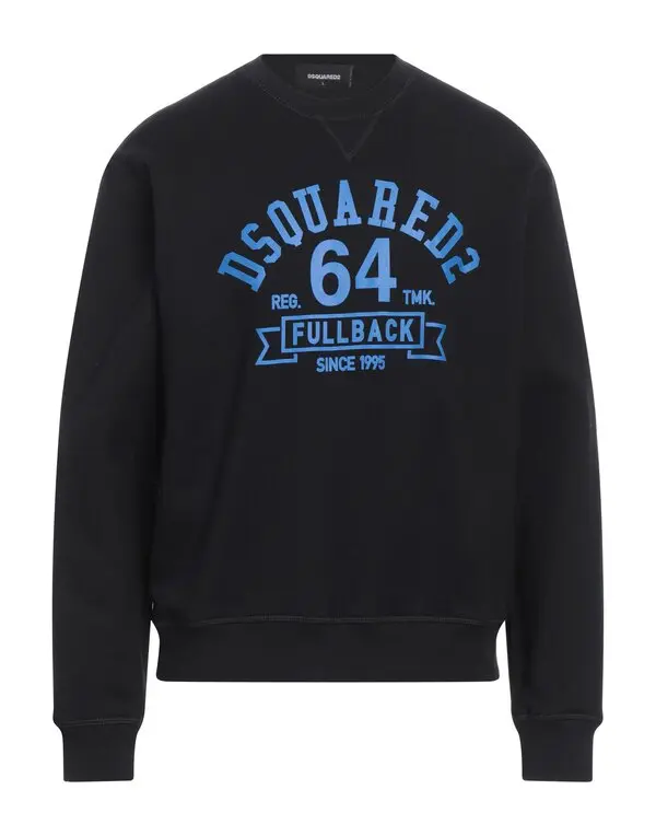 Dsquared2 Sweatshirt In Cotton And Elastane - Black