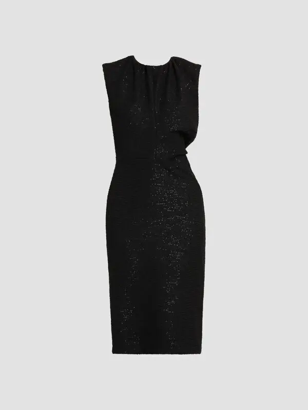 Kiton Sparkle Sleeveless Midi-dress