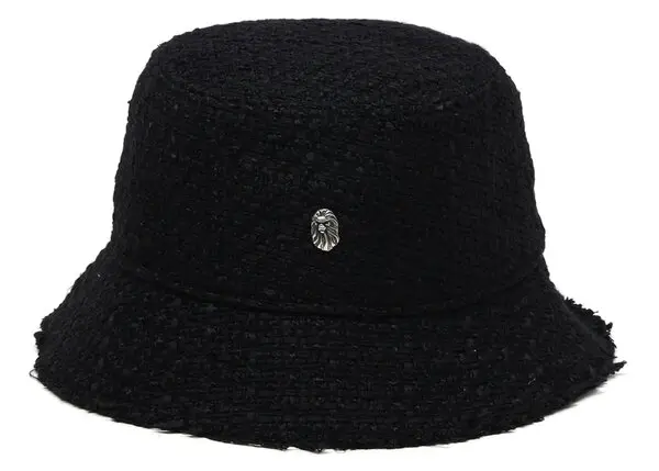 A BATHING APE X New Era Logo Tweed Hat - Black