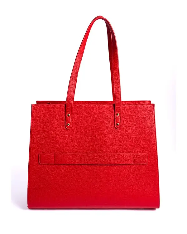 F & W STYLE Imani Large Tote - Red