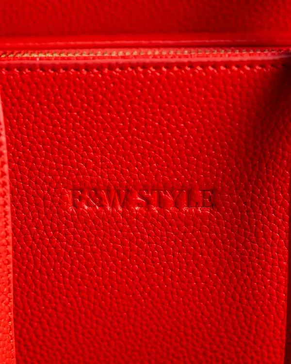 F & W STYLE Imani Large Tote - Red