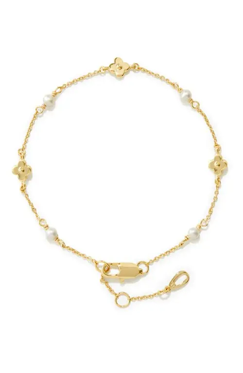 ANA LUISA Hannah Flower Bracelet - Gold