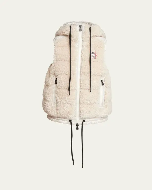Moncler Teddy Fleece Puffer Vest
