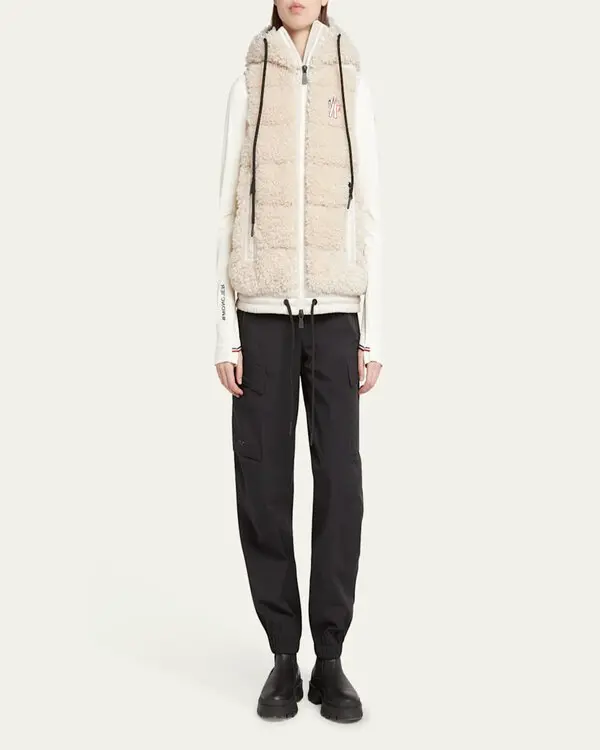 Moncler Teddy Fleece Puffer Vest