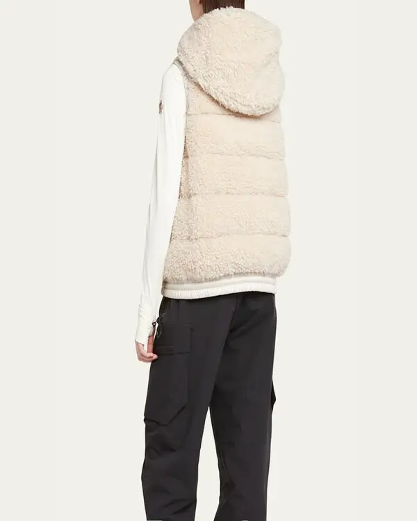 Moncler Teddy Fleece Puffer Vest