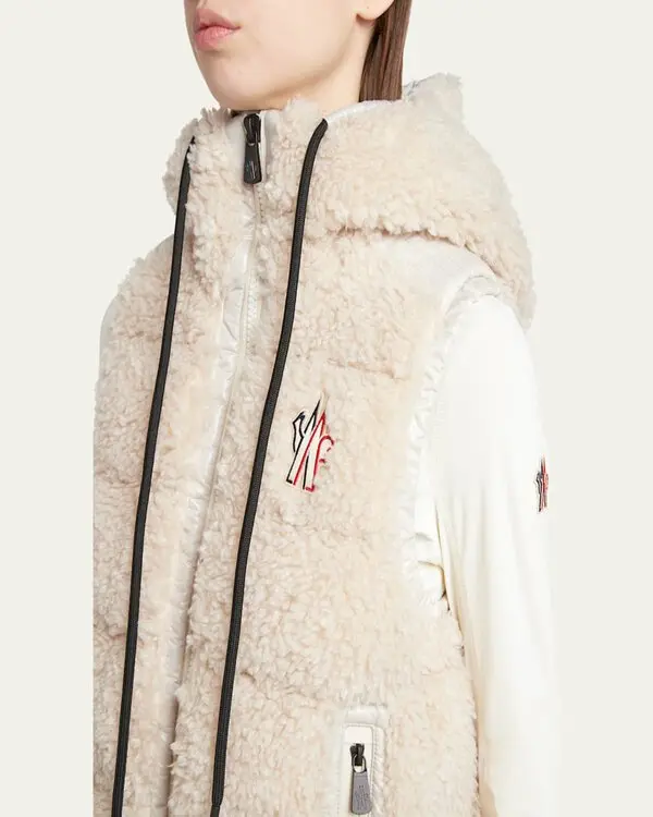 Moncler Teddy Fleece Puffer Vest