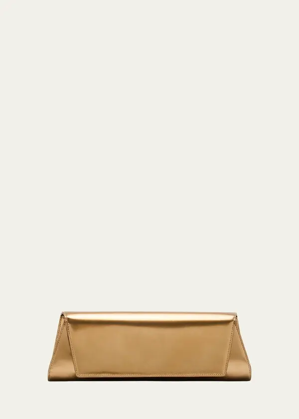 Akris Anouk Small Clutch Bag - Antique Gold