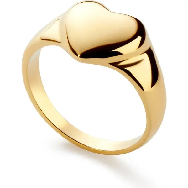 ANA LUISA Isla Heart Ring - Gold
