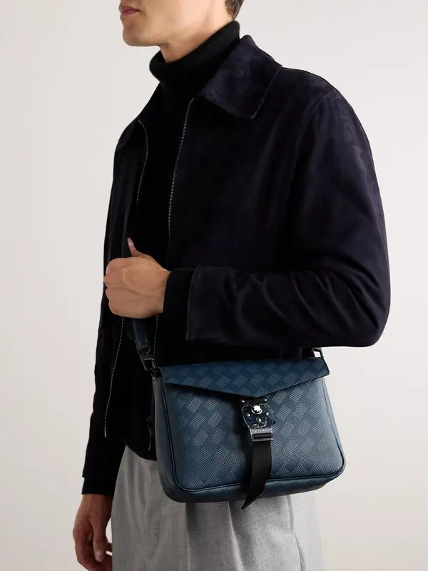 MONTBLANC Extreme 3.0 Textured-leather Messenger Bag