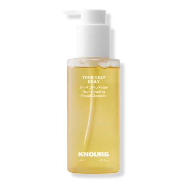 KNOURS. 2-in-1 Oil-to-foam Non-stripping Facial Cleanser - One-color