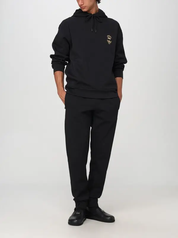 Dolce & Gabbana Logo Emblem Hoodie - Black