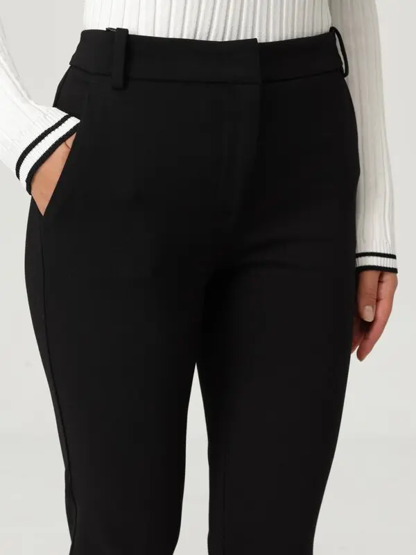 Pinko Tailored Straight Leg Trousers - Black