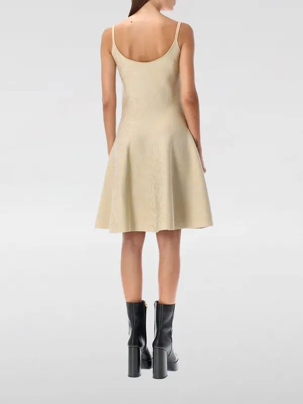Versace Sleeveless Printed Midi Dress - Sand