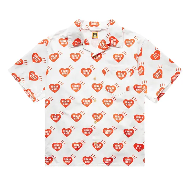 HUMAN MADE Heart Aloha Shirt - White