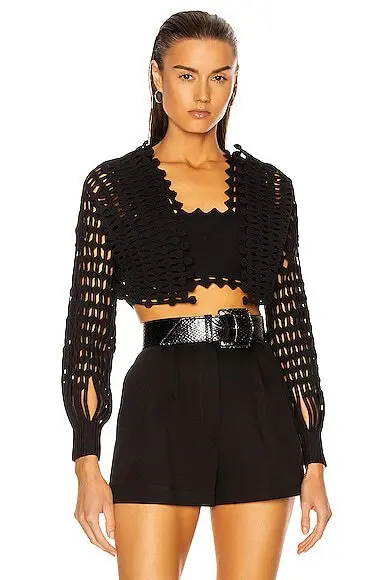 Alaïa Knit Lace Top