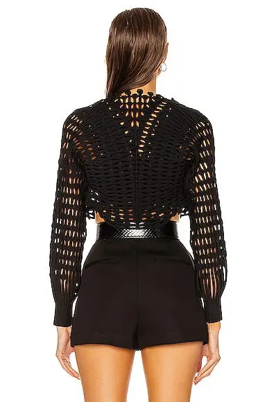 Alaïa Knit Lace Top