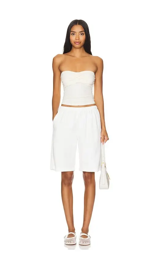 Lamade Rosy Strapless Crop Tank