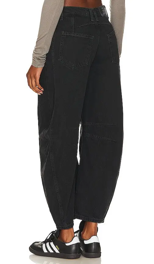 Free People We The Free Good Luck Mid Rise Jeans - Black