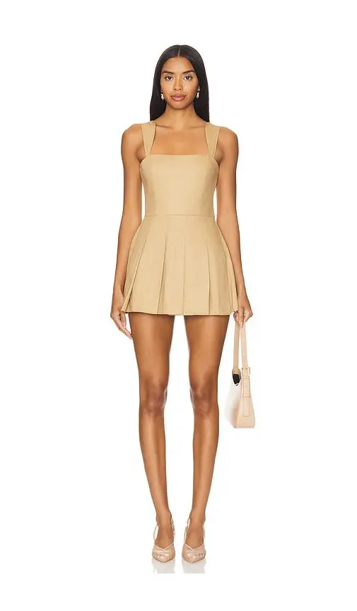 Amanda Uprichard Mercy Romper - Khaki