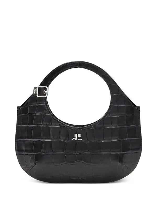 COURREGES Mini Holy Tote Bag - Black