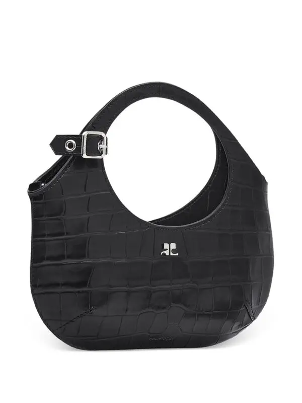 COURREGES Mini Holy Tote Bag - Black