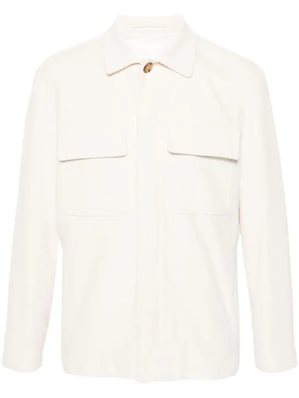 LARDINI Corduroy Shirt Jacket