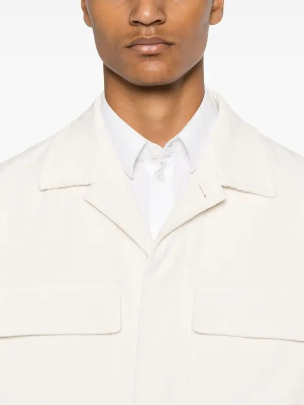 LARDINI Corduroy Shirt Jacket