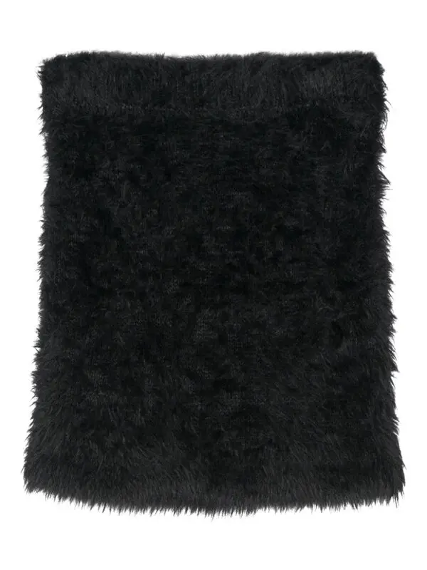 Martine Rose Hairy Brushed Mini Skirt