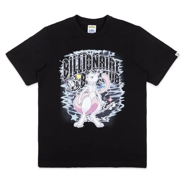 BILLIONAIRE BOYS CLUB X Pokemon Mewtwo Curve T-shirt - Black