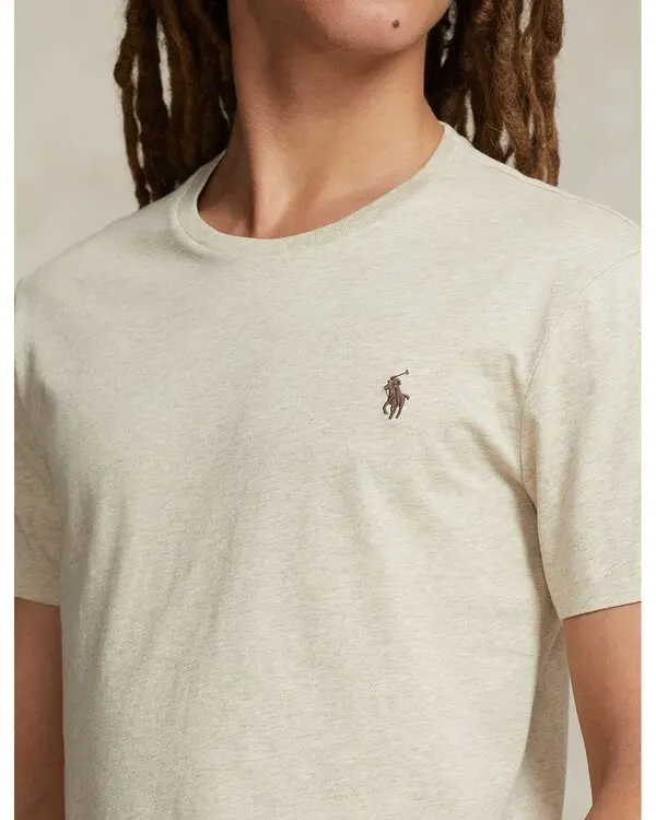 Polo Ralph Lauren Washed Solid Tee - Expedition Dune Heather