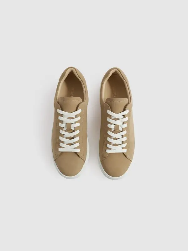 REISS Finley Nubuck Low-top Trainers