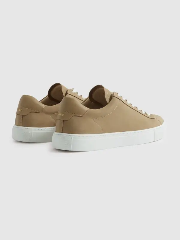 REISS Finley Nubuck Low-top Trainers