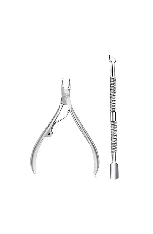 PURSONIC Salon Grade Manicure & Pedicure Tools - Silver