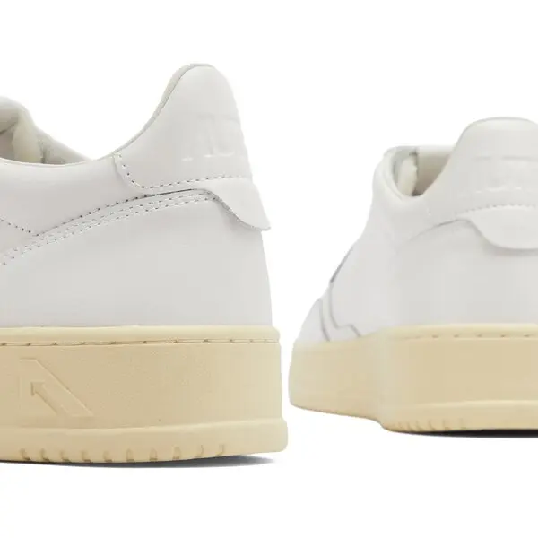 AUTRY 01 Low Leather Sneaker - Leat Wht/wht