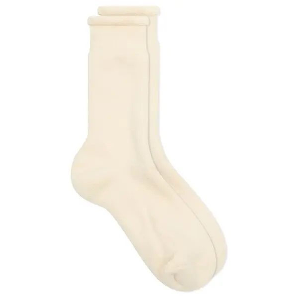 ROTOTO Double Face Socks - Ivory